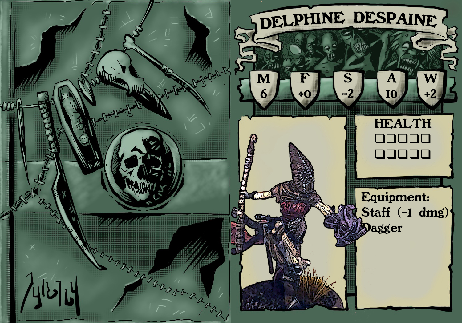 Delphine Despaine Stat Card – Grimmleigh's Lab